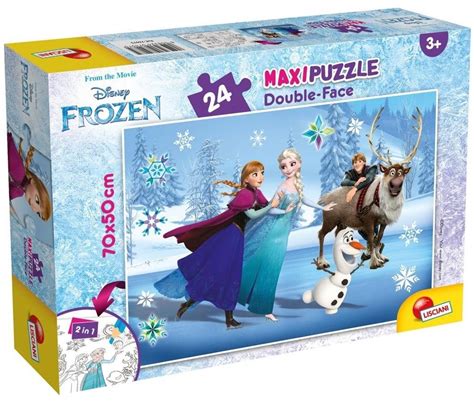 Lisciani Puzzle Disney Dwustronne Kraina Lodu 24 El Lisciani
