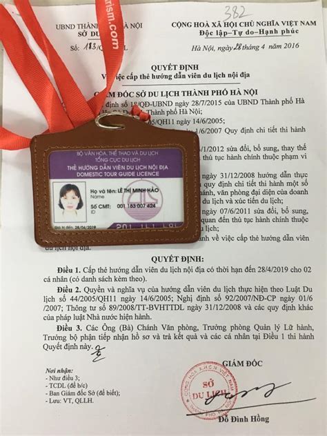 Đơn đề nghị cấp thẻ hướng dẫn viên du lịch nội địa