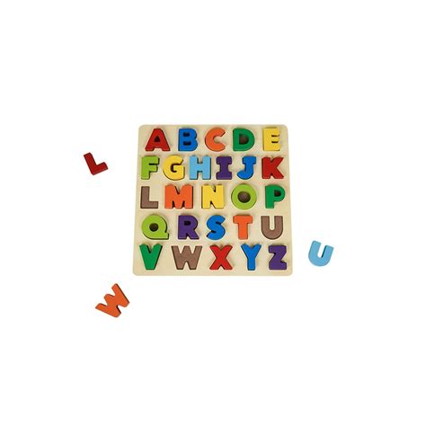 Toylife Wooden Alphabet Puzzle Studio