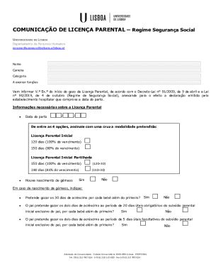 Preench Vel Dispon Vel Regime Segurana Social Universidade De Lisboa