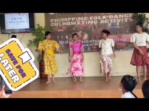 ITIK ITIK Philippine Folk Dance Performed By Grade 6 Glorious Gods