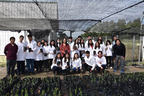 Vivero UBB recibió la visita de estudiantes del Liceo Polivalente de