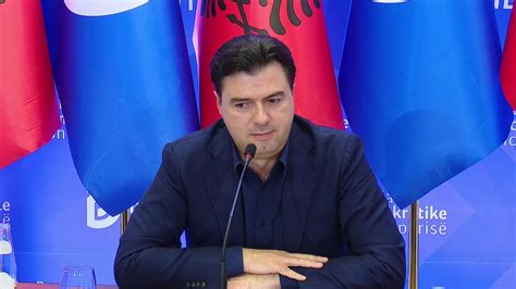LIVE Kryetari i Partisë Demokratike Lulzim Basha konferencë për