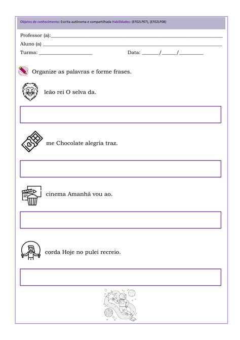 Atividades De Produ O De Texto Ao Ano Bncc
