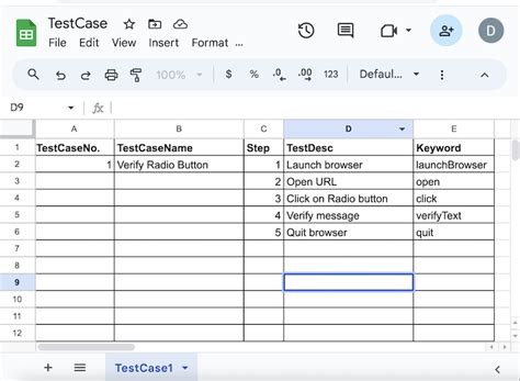 selenium keyword driven framework