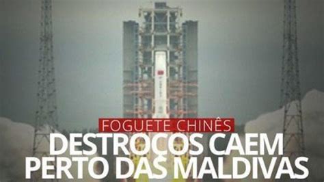 Foguete chinês que deve cair na Terra é visto no céu de SC