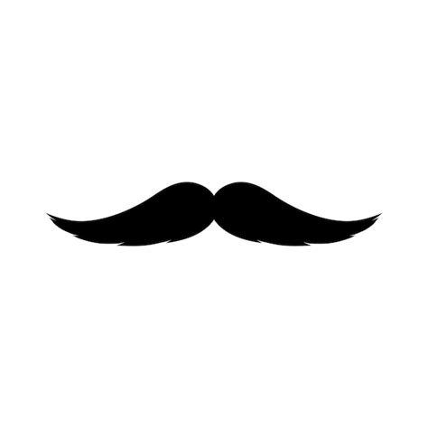 Icono De Bigote Vector Premium