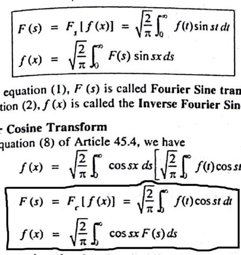 proof of parseval s identity for a fourier sine cosine transform