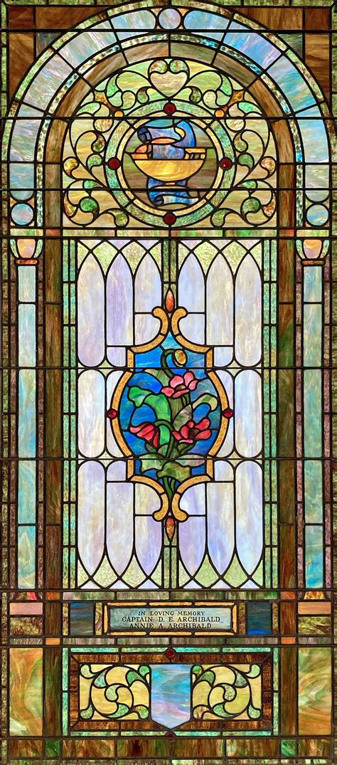 North Church Stained Glass Windows By Spence Bell Company Of Boston
