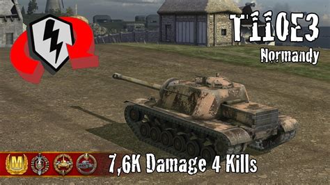 T110E3 7 6K Damage 4 Kills WoT Blitz Replays YouTube
