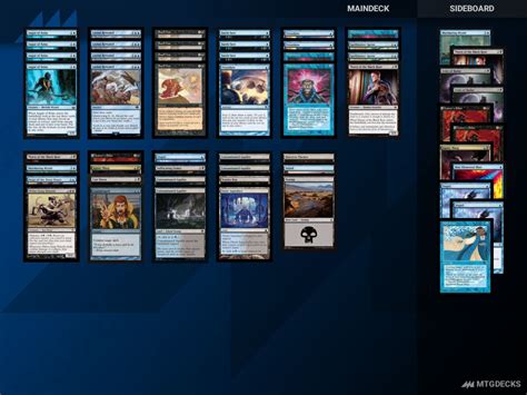 Pauper UB Faeries Deck By Zukuchi MTG DECKS