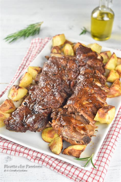 Costine Di Maiale Al Forno Tenerissime Ricette Che Passione Di
