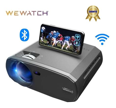 Projetor Wewatch V50 15000 Lúmens Full Hd 1080p 5g Bluetooth
