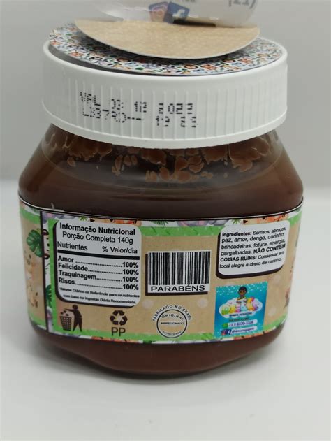 Combo Rótulo Aplique Nutella Safari Elo7 Produtos Especiais