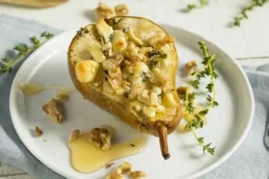 Recette poires gratinées au roquefort Supertoinette