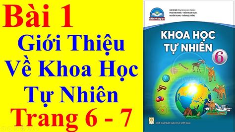Khoa khoa học tự nhiên Khoa Học Tự Nhiên Lớp 6 Sách Chân Trời Sáng