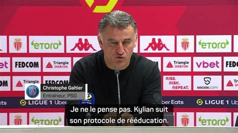 PSG Christophe Galtier Kylian Mbappé présent contre le Bayern Je