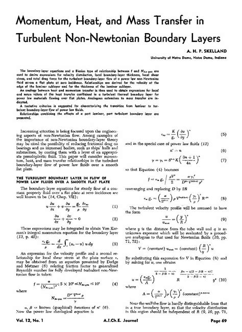 pdf momentum heat and mass transfer in turbulent non newtonian boundary layers dokumen tips