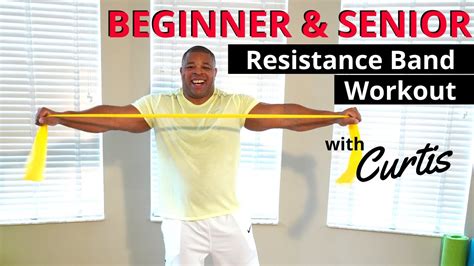 Resistance Band Workout Exercise For Seniors Beginner Workout Fun