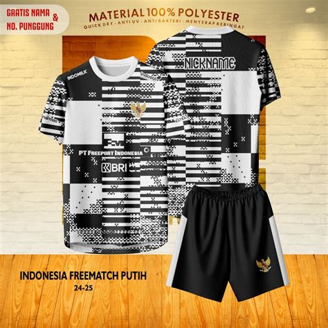 Jual Premium Baju Jersey Bola Timnas Indonesia Erspo Pre Match Putih