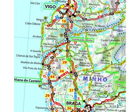 Carte Routi Re Espagne Portugal Voyage Carte Plan