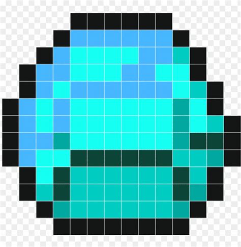 Diamond Pixel Art In Minecraft Minecraft Diamond Pixel Art W