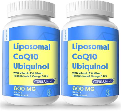 Liposomal Coq Mg Softgel Ubiquinol Highest Absorption Coenzymeq