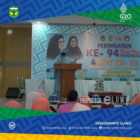 Sambut HUT DWP Dan Hari Ibu Tahun 2022 DWP Kabupaten Luwu Laksanakan