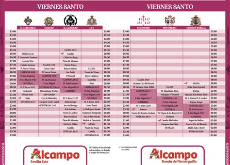 Semana Santa Sevilla 2023 Hermandades Del Viernes Santo Itinerarios