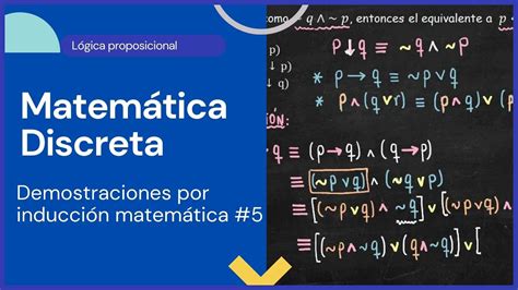 Demostración por Inducción Matemática Pt 1 Matemática Discreta YouTube