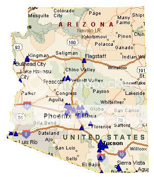 Map Of Arizona Cities Free Printable Maps