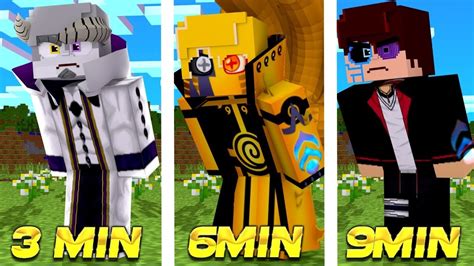A Cada Minutos Viramos O Modo Mais Forte Do Naruto Minecraft