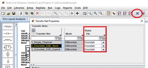 crosstalk analysis with serial link designer matlab and simulink mathworks 中国