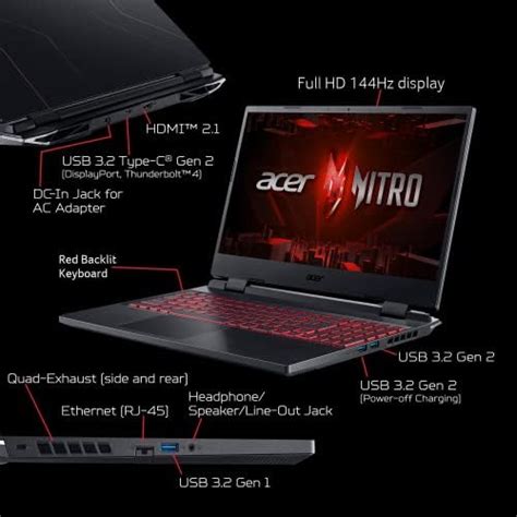 Acer Nitro 5 AN515 58 57Y8 Gaming Laptop Intel Core I5 12500H
