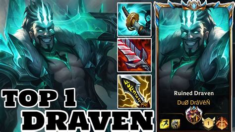 Wild Rift Draven Top 1 Draven Best Draven Players Gameplay Rank