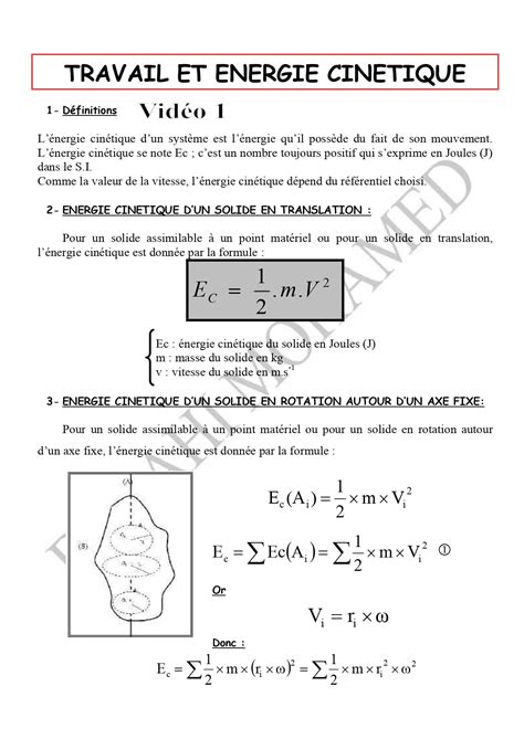 Découvrir 74 imagen énergie cinetique formule fr thptnganamst edu vn