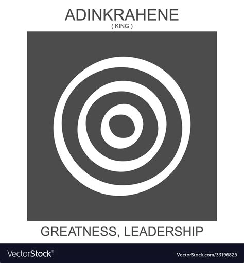 Icon With African Adinkra Symbol Adinkrahene Vector Image