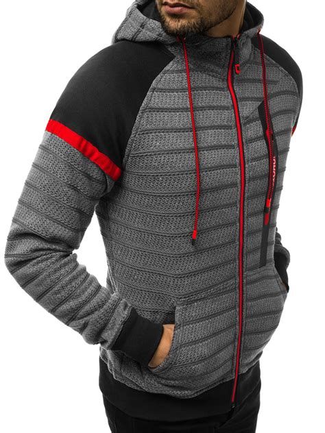 Sudadera De Hombre Gris Ozonee Js Dd Ozonee