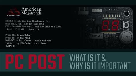 PC POST POSTing Explained And Guidelines To Fix Power On Self Test Errors