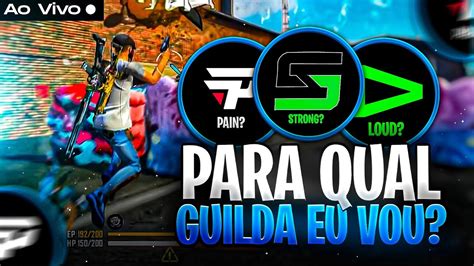 FREE FIRE AO VIVO RUMO DESAFIANTE CSFUI CONTRATADO PAIN LOUD OU
