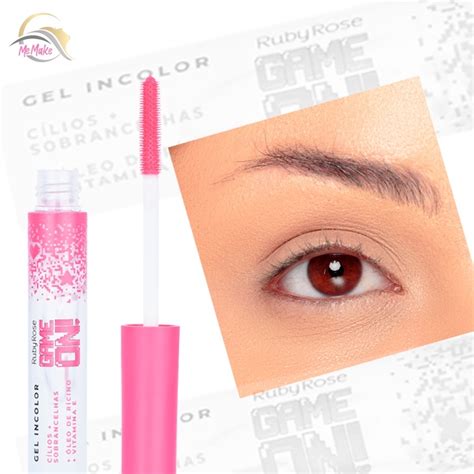 Gel Incolor Cílios Sobrancelhas Game On Ruby Rose Shopee Brasil