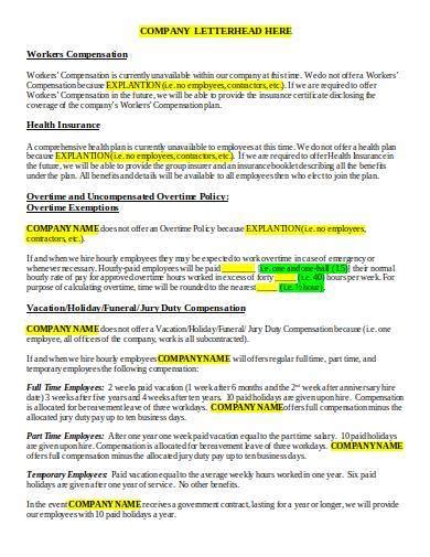 Total Compensation Plan Template TUTORE ORG Master Of Documents