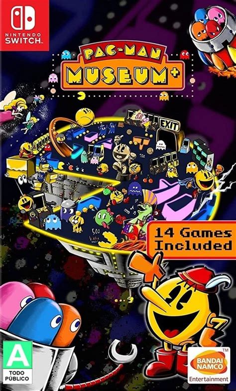 Carátula de PAC MAN MUSEUM para SWITCH