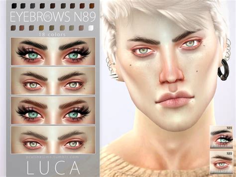 Luca Eyebrows N By Pralinesims At Tsr Sims Updates