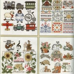 You Choose Leisure Arts Cross Stitch Pattern Leaflets Sports Page