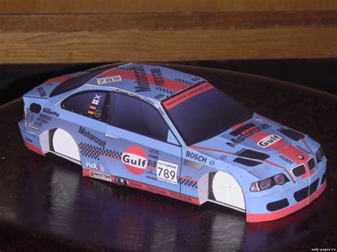 BMW M3 GTR Russian Bears Motorsport Страница 3 Модели из бумаги и