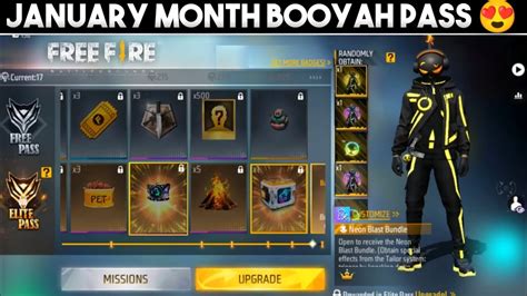 1st Booyah Pass Freefire Freefire New Booyah Pass Events Freefire New