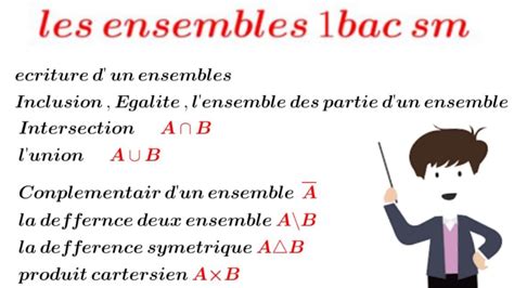 Les Ensembles Bac Sm Partie N Youtube