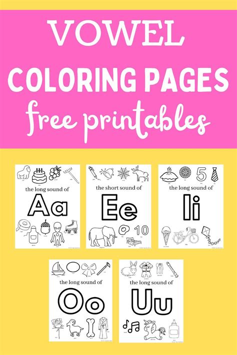 Vowels Coloring Pages Coloring Home Hot Sex Picture