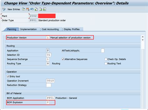 Selection Of Production Version At The Time Of C SAP Community
